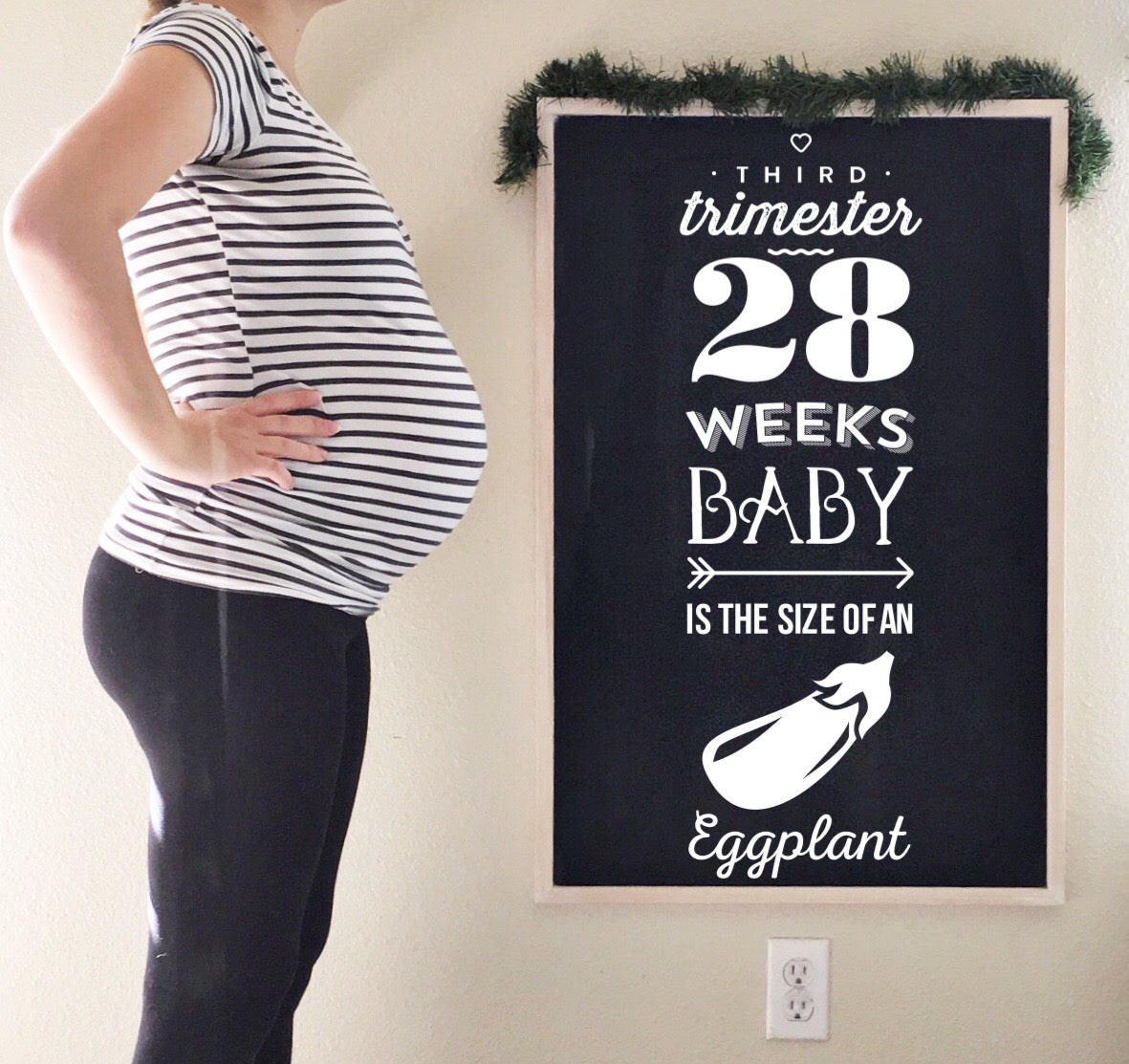 Bumpdate | 28 Weeks – Sage Cottage Collection