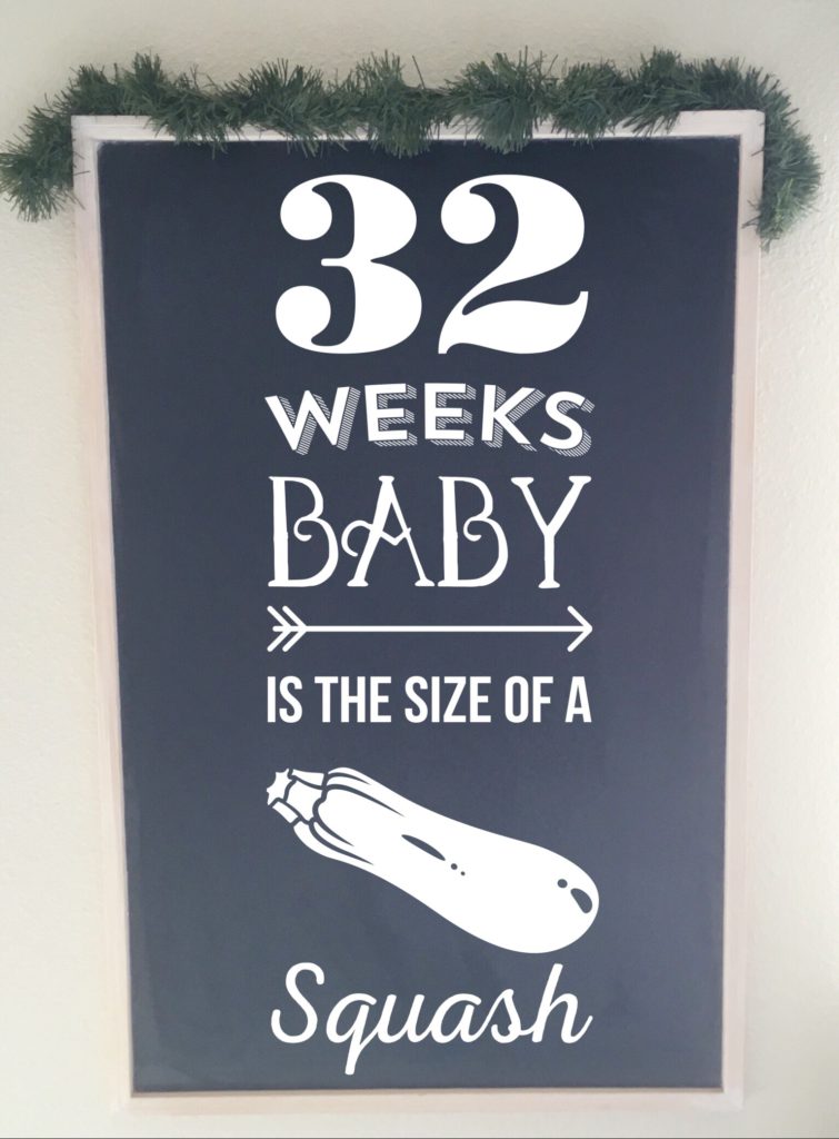 Bumpdate | 32 Weeks – Sage Cottage Collection